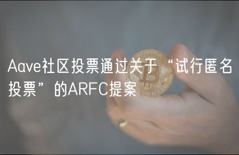 Aave社区投票通过关于“试行匿名投票”的ARFC提案图标