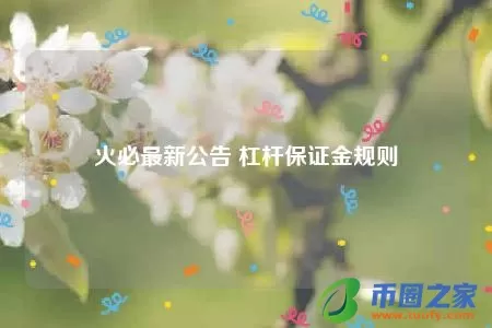 火必最新公告杠杆保证金规则图标