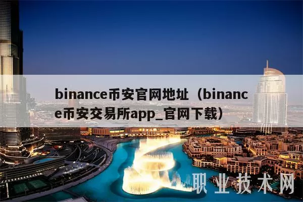 binanc币安官网地址（binanc币安交易平台app图标