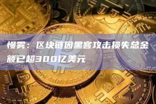 慢雾：区块链因黑客攻击损失总金额已超300亿美元图标